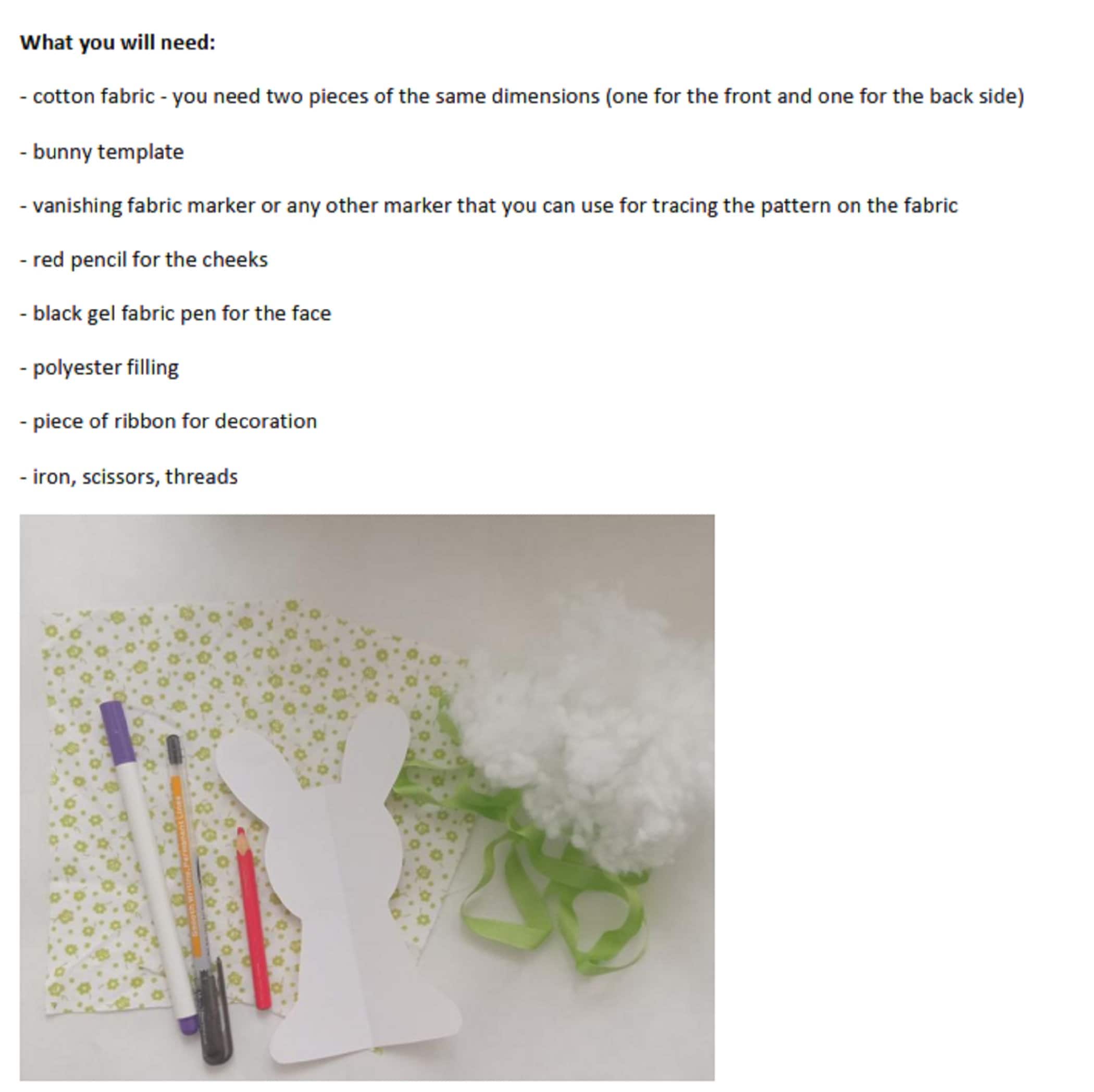 Easter Bunny PDF Sewing Pattern and Tutorial Easter Bunnies - Etsy