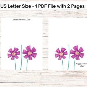 Printable Mothers Day Handprint Art Activity Printable Mothers Day Gift ...