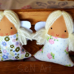 Christmas or Spring Angel Ornament PDF Sewing Pattern and Tutorial DIY ...