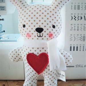 Teddy Bear Kitty Bunny Soft Toy PDF Sewing Pattern and Tutorial DIY ...