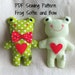 Frog Soft Toy PDF Sewing Pattern and Tutorial DIY Frog Softie Pattern ...