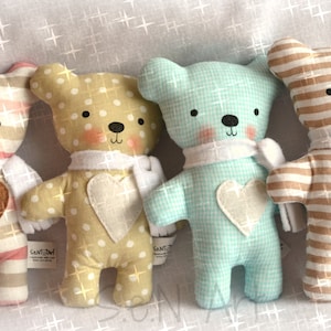 Teddy Bear Soft Toy PDF Sewing Pattern and Tutorial DIY Teddy Bear ...