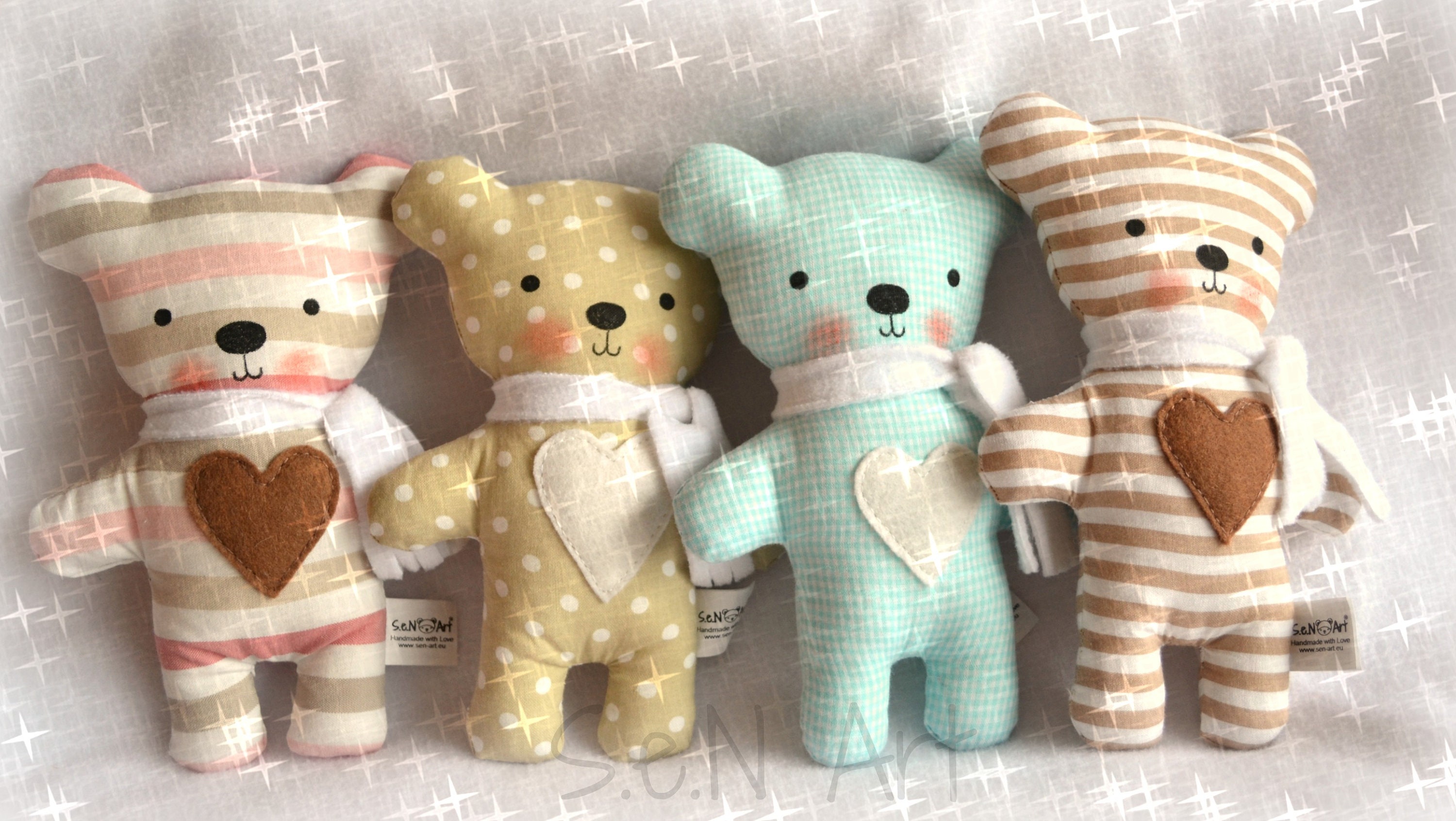 Teddy Bear Soft Toy PDF Sewing Pattern and Tutorial DIY Teddy | Etsy
