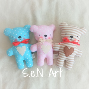 Teddy Bear Soft Toy PDF Sewing Pattern and Tutorial DIY Teddy Bear ...