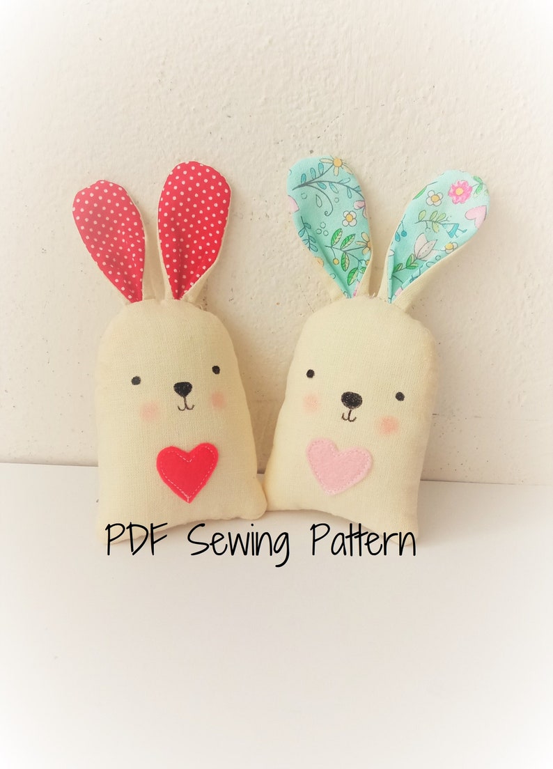 Easter Bunny PDF Sewing Pattern and Tutorial Bunnies Pattern & - Etsy