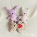 Teddy Bear Kitty Bunny Soft Toy PDF Sewing Pattern and Tutorial DIY ...
