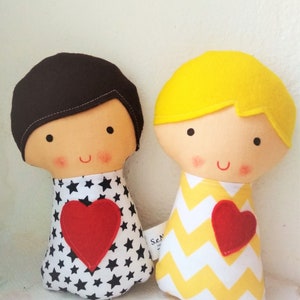 First Baby Doll Soft Toy PDF Sewing Pattern and Tutorial DIY Simple ...