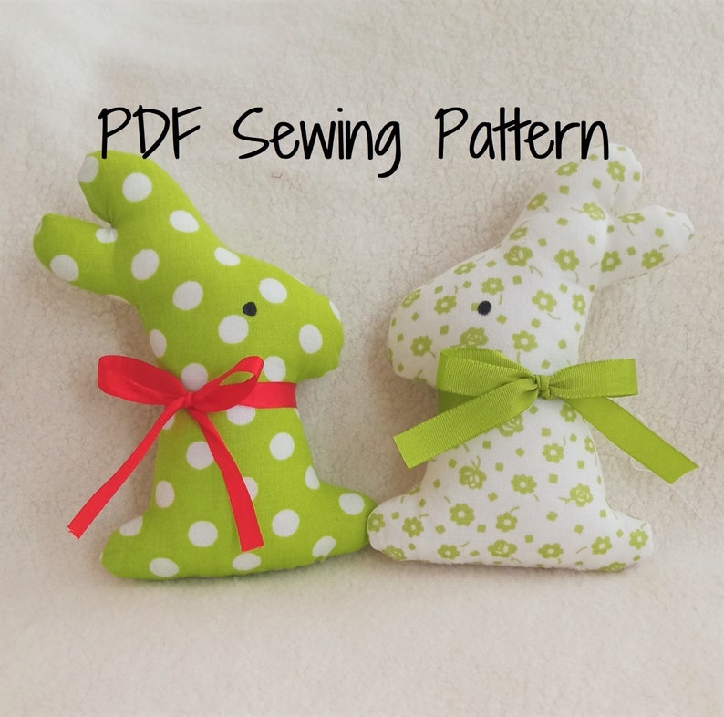 Easter Bunny PDF Sewing Pattern and Tutorial Easter Bunnies | Etsy