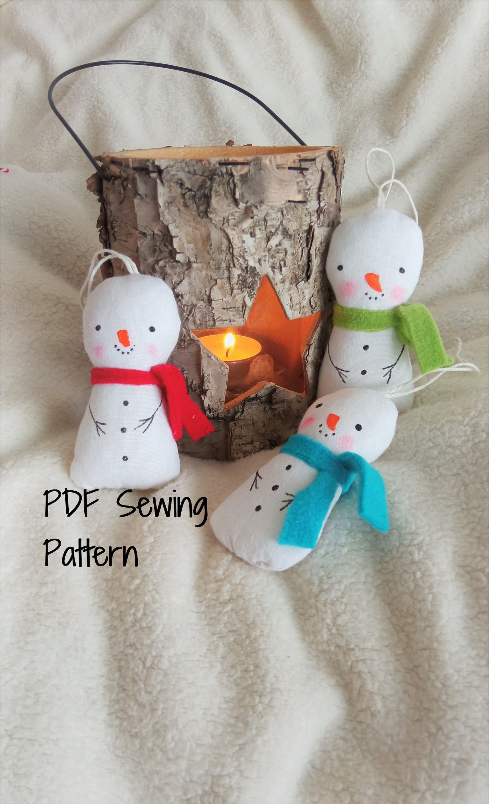 Snowman Pdf Sewing Pattern and Tutorial Digital Sewing Pattern - Etsy