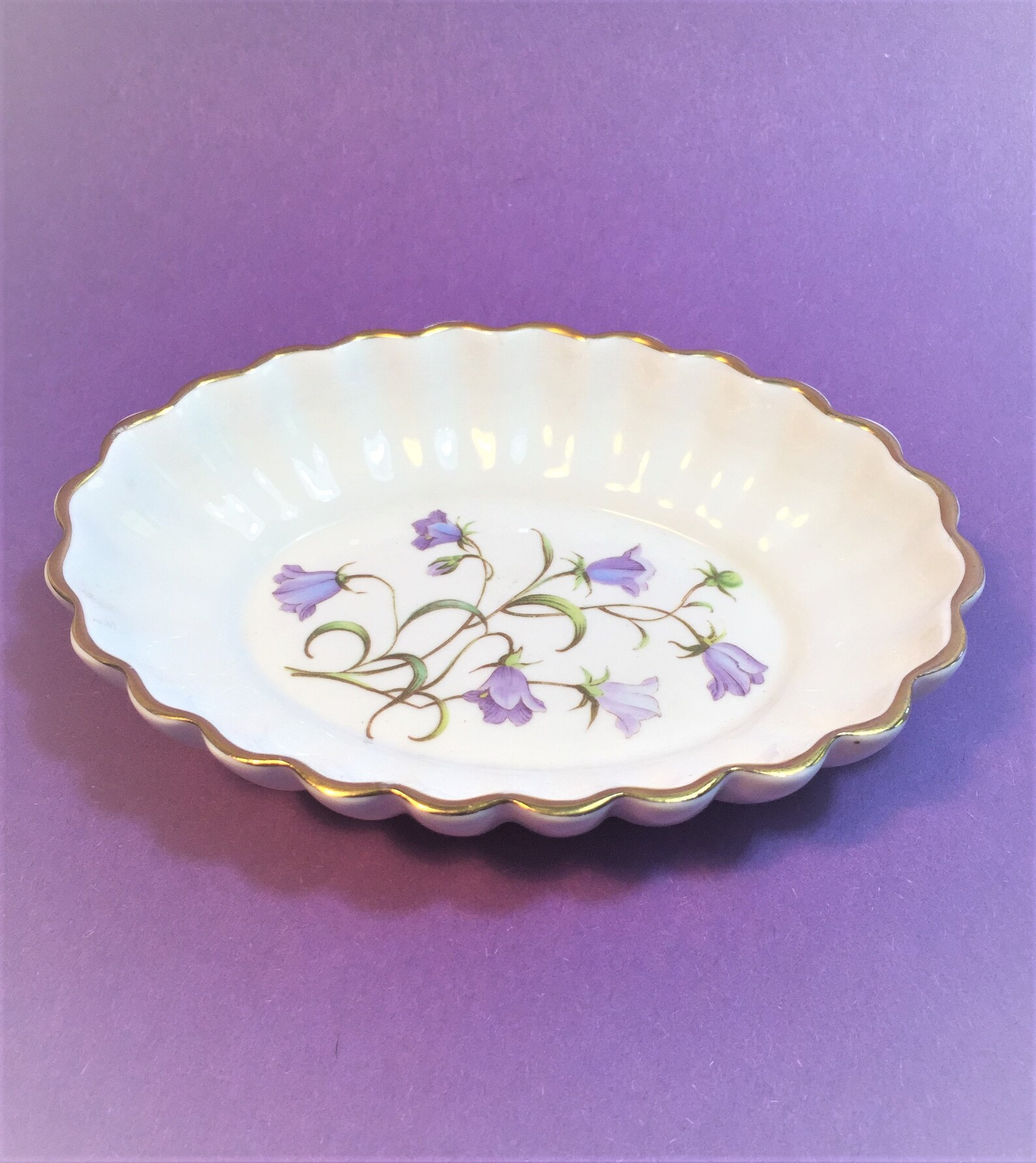 Spode Oval Trinket Dish Soap Dish Campanula Pattern F1397E - Etsy