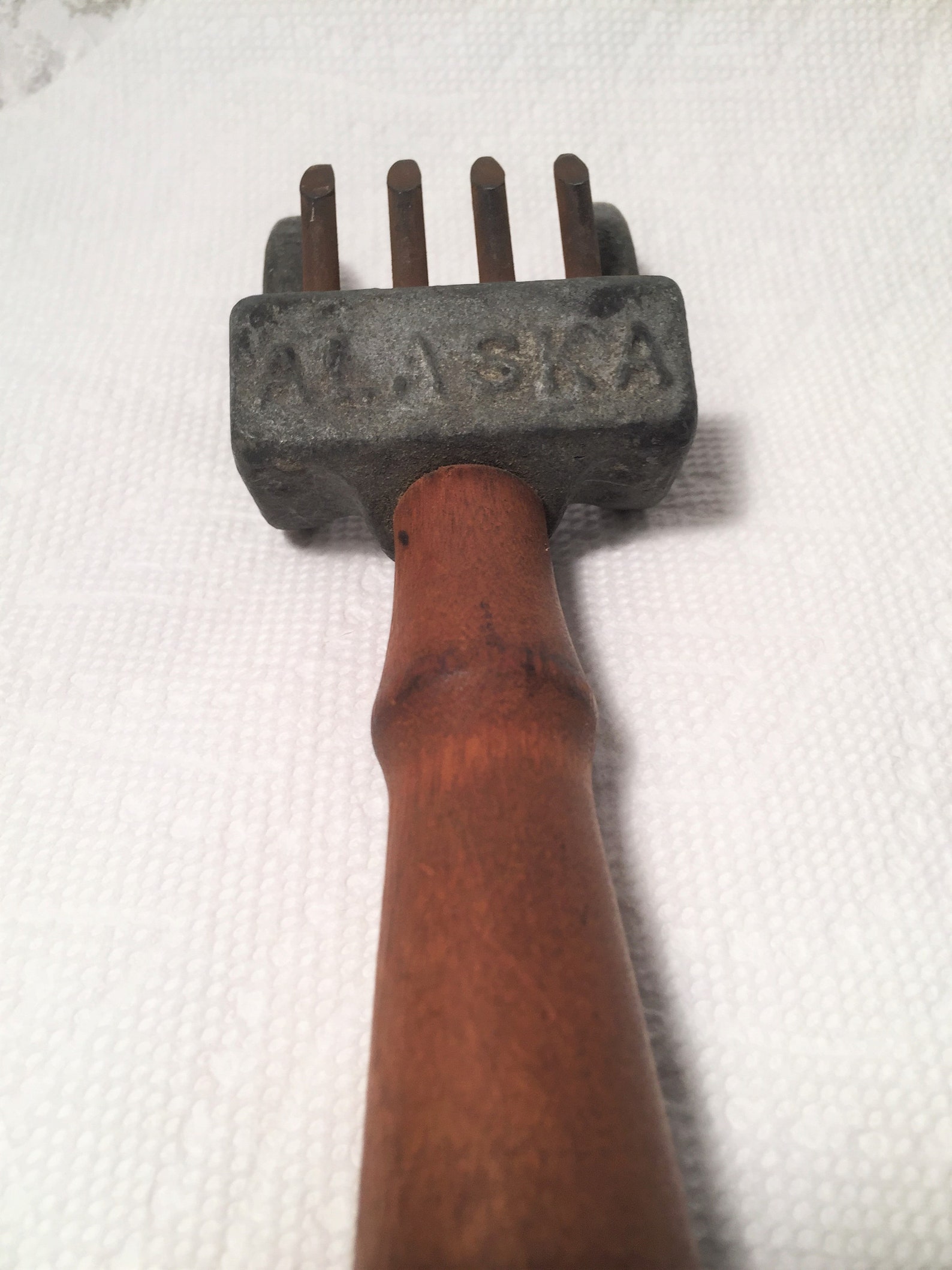 Alaska ice Reducer Antique Tool Wood and Metal - Etsy