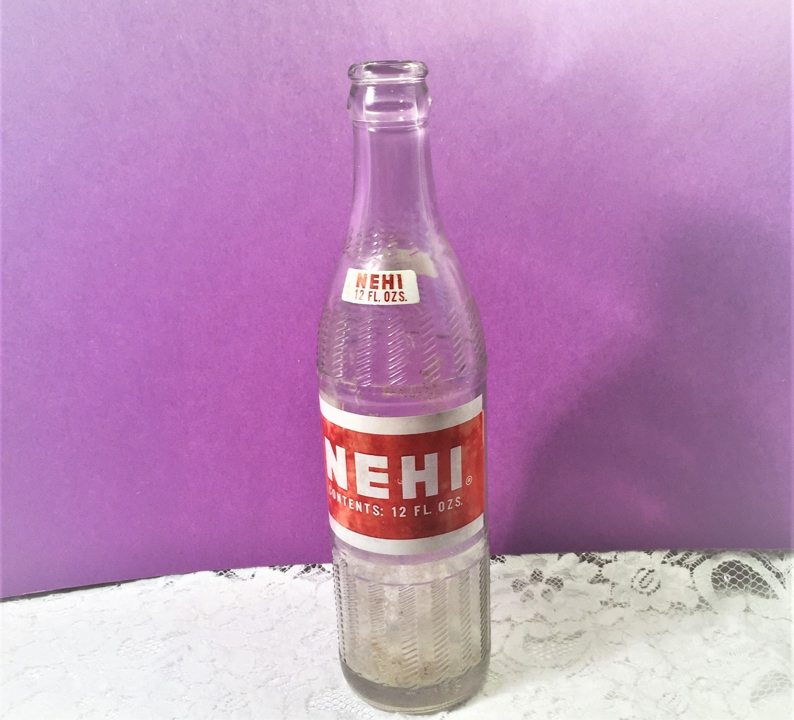 Vintage 1966 Nehi Cola Soda Pop Beverage Bottle With Applied - Etsy