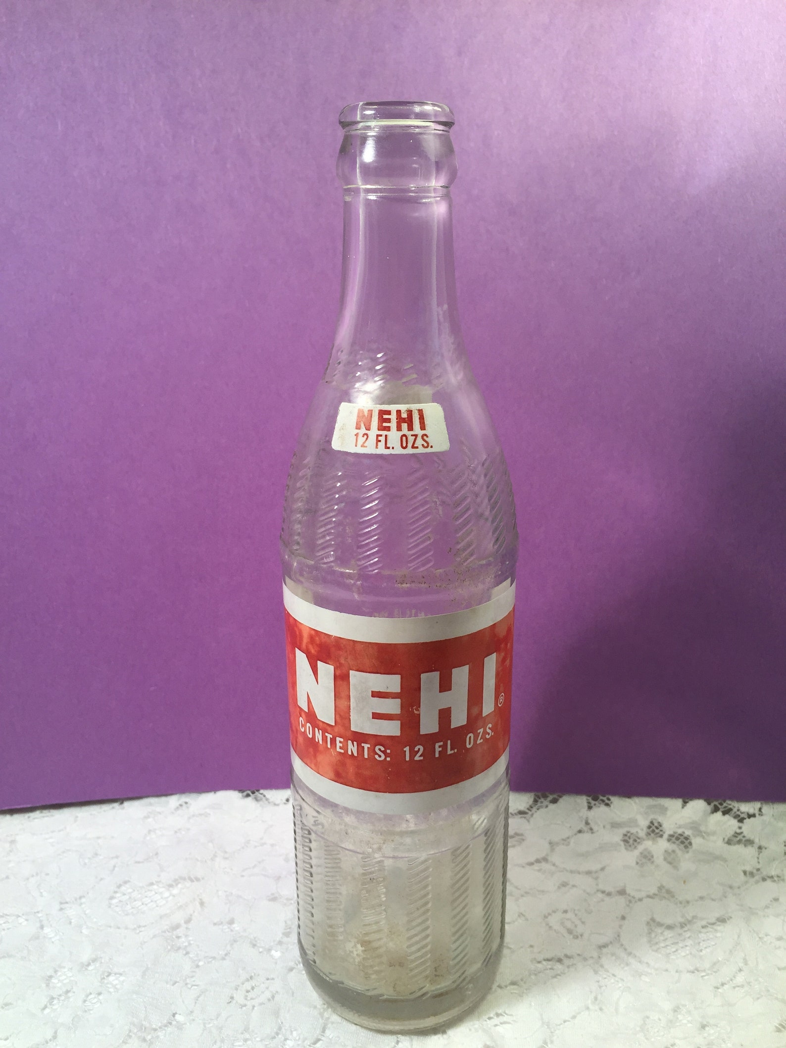 Vintage 1966 Nehi Cola Soda Pop Beverage Bottle With Applied | Etsy