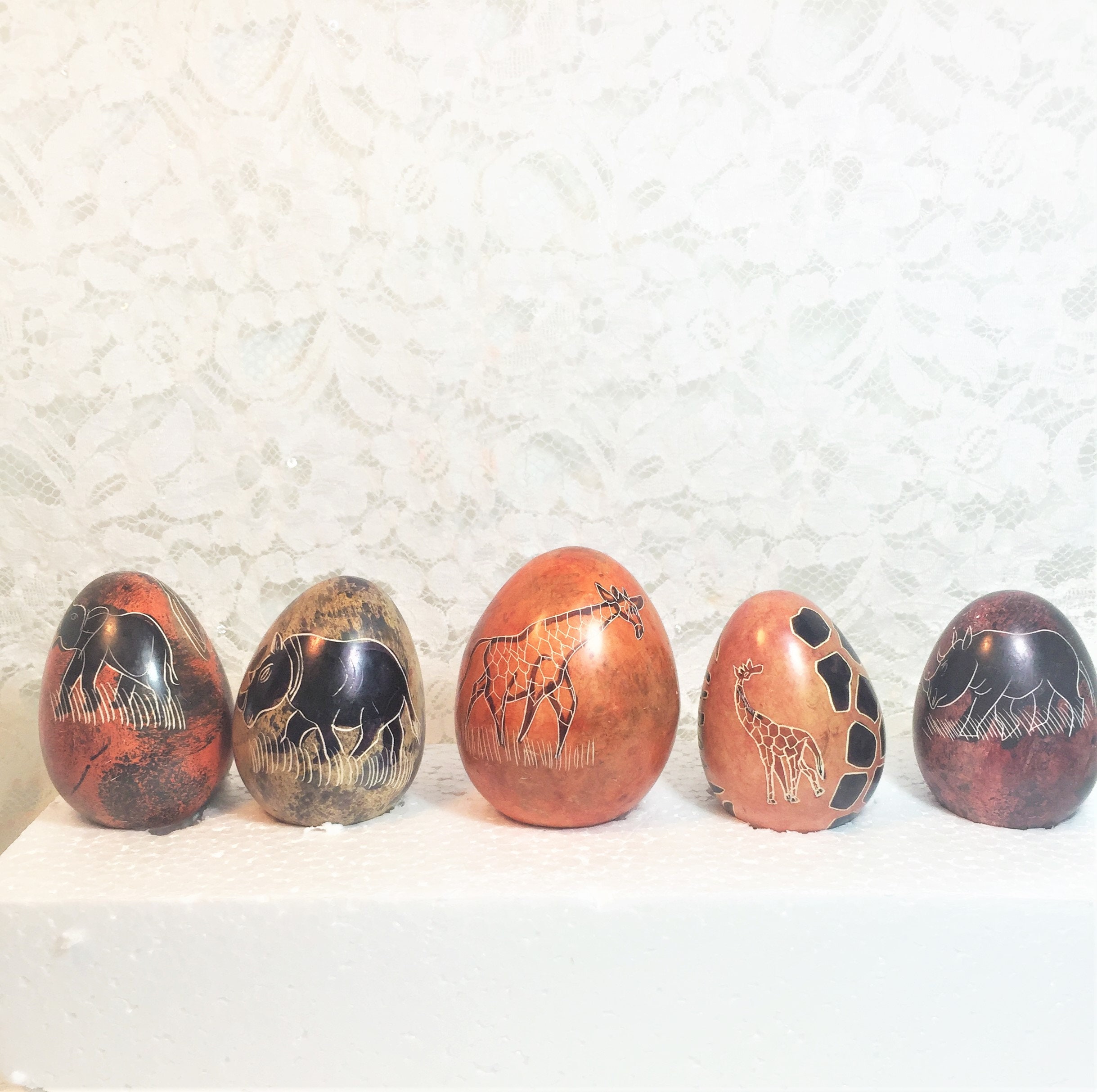 Tribal Art On Easter Eggs