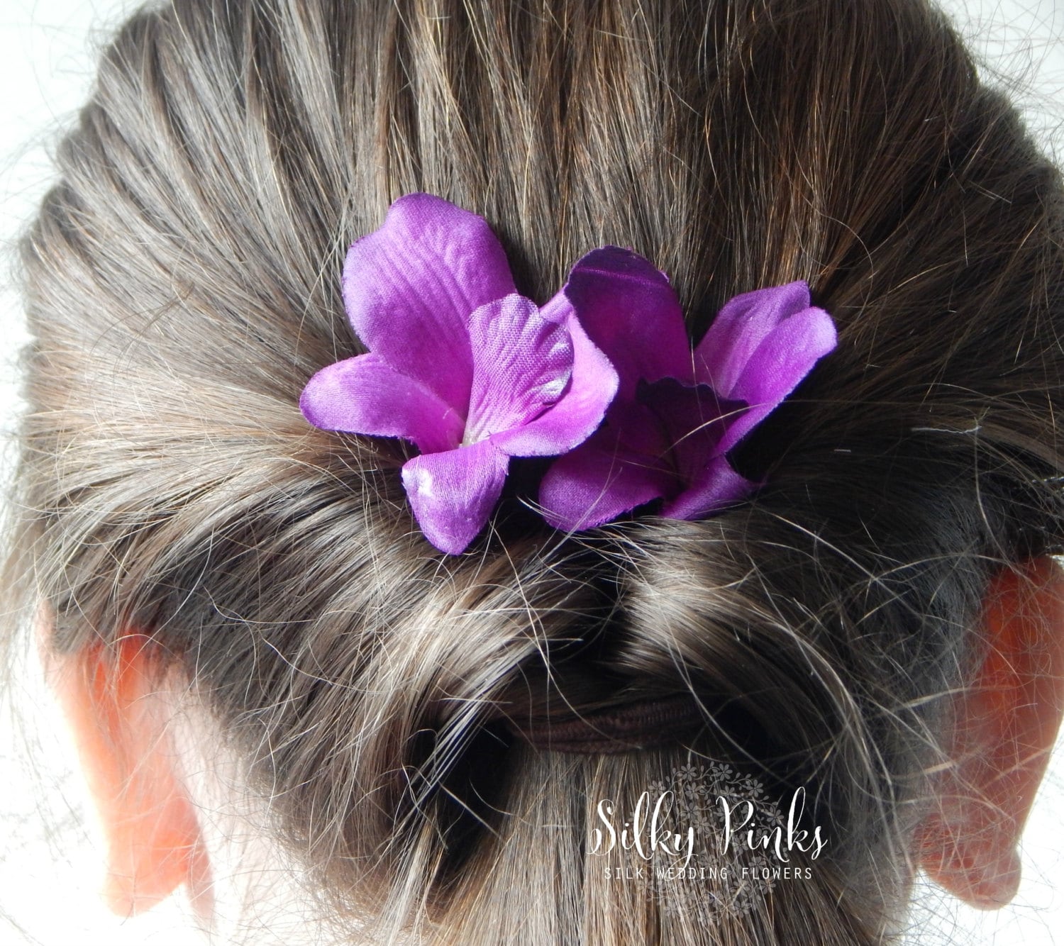 Purple Hair Pins Orchid Hair Accessories Bobby Pins - Etsy