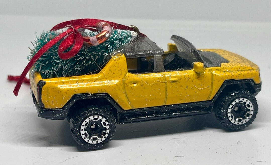 Yellow GMC Hummer EV Pickup Truck Hot Wheels / Matchbox Car / Truck ...