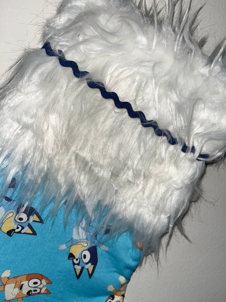 Bluey and Bingo Handmade Christmas Stocking Big and Handmade - Etsy