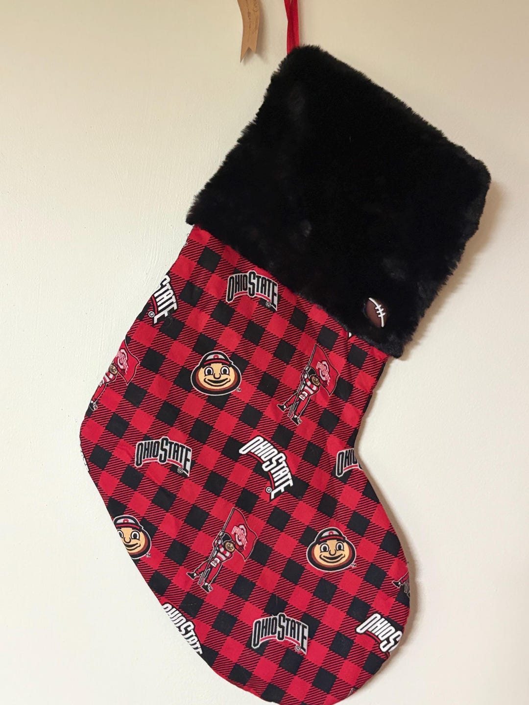 University Ohio College Football Christmas Stocking - Big and Handmade ...