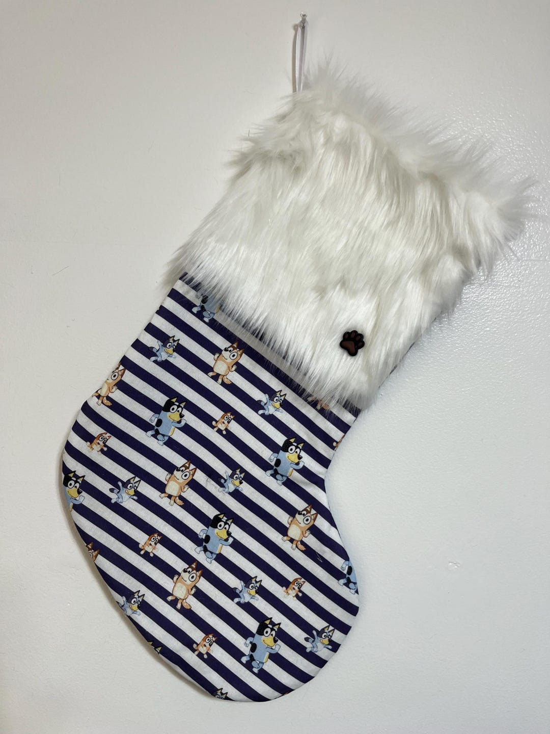Bluey and Bingo Handmade Christmas Stocking - Big and Handmade - Etsy