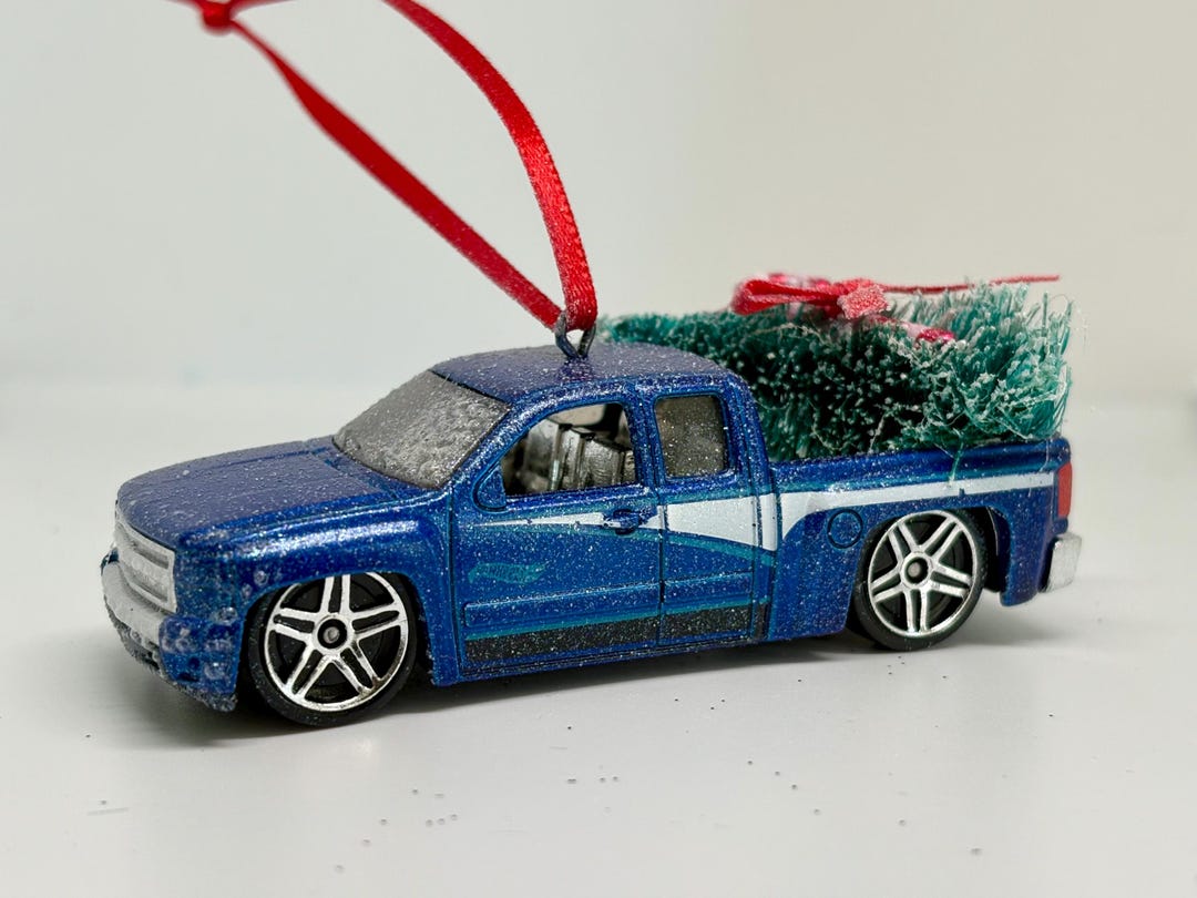 Hot Wheels / Matchbox Car Truck Christmas Tree Handmade Ornament Chevy ...