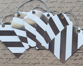 Personalized Foil Name Tag, Custom Foil Gift Tag, Gold Name Gift Tag ...