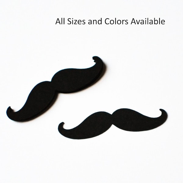 Mustache Die Cut - Etsy