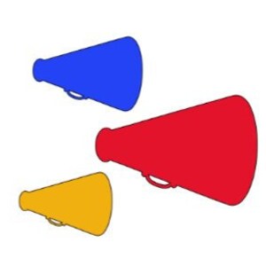 Megaphone Die Cuts Any size/color Paper Megaphones | Etsy