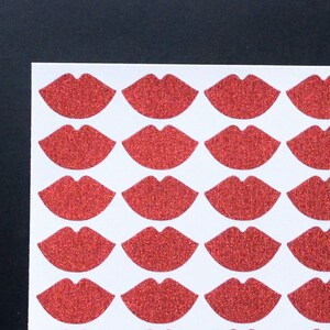 Glitter Lip Stickers - Any Color - Glitter Lip Stickers - Lip Stickers ...