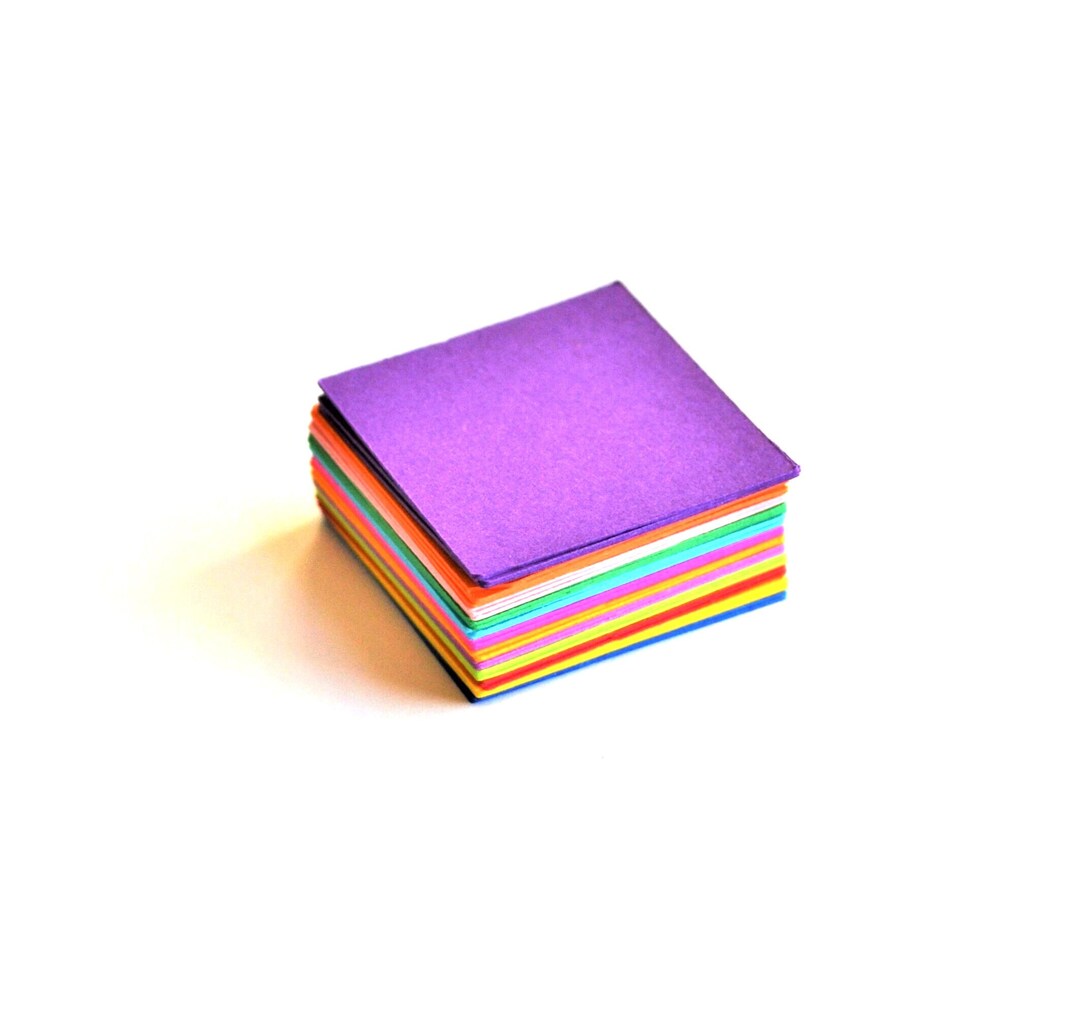 Square Die Cuts - Set of 50 - All Sizes and Colors - Squares - Paper ...