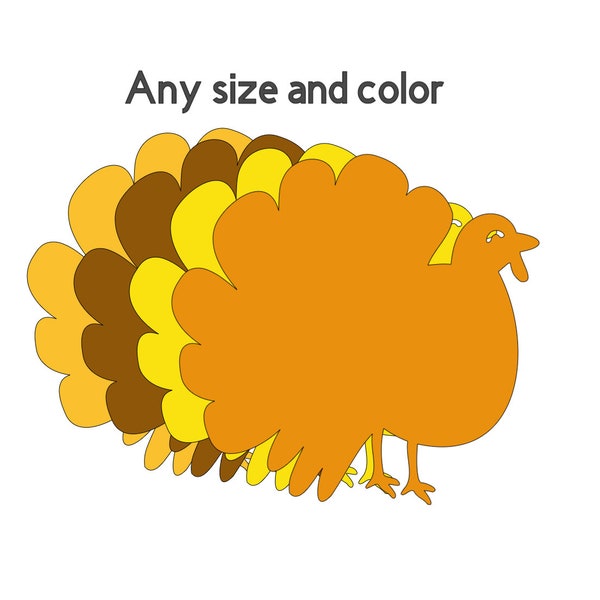 Paper Turkey - Etsy