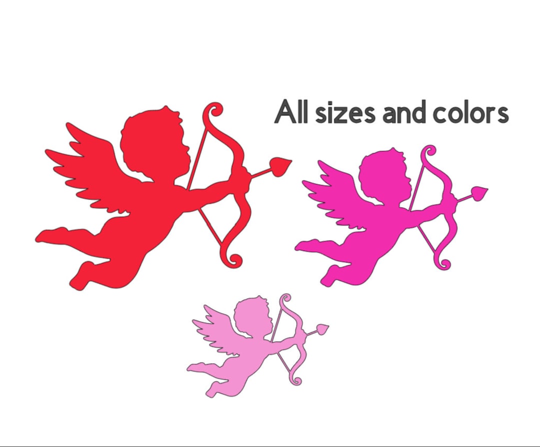 Cupid Die Cuts Any Size Color and Count - Paper Cupids - Cupid Cutouts ...