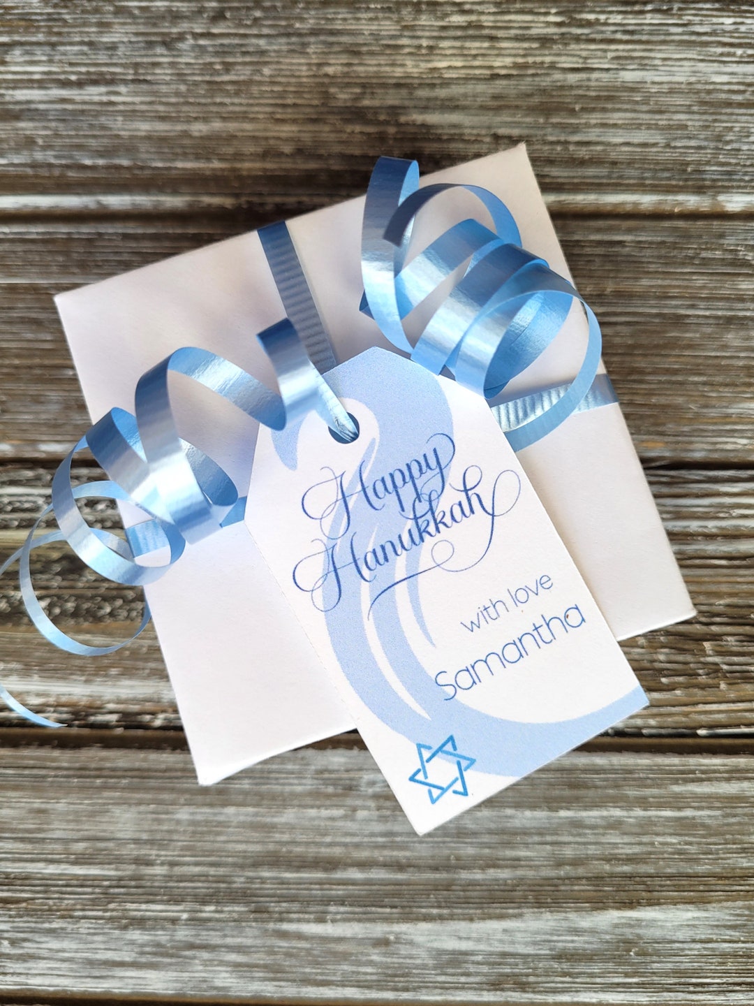 Custom Hanukkah Gift Tags Personalized Hanukkah Gift Tags Chanukah Gift ...