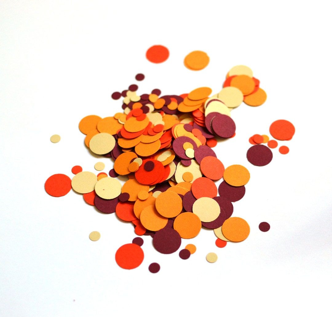 Fall Confetti - Thanksgiving Confetti - Autumn Confetti - Fall Colors ...