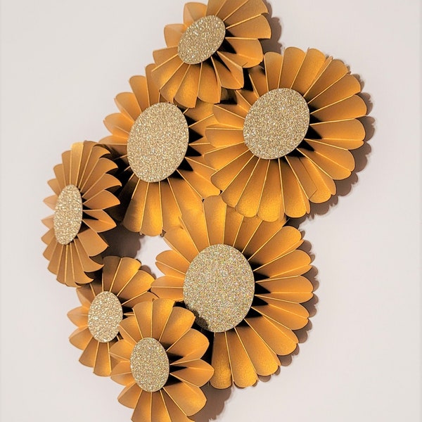 Gold Rosettes - Etsy