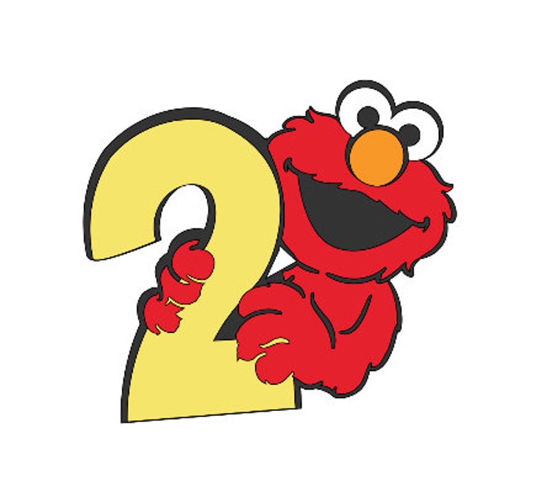 Elmo Birthday Any Age Elmo Birthday Banner Custom Elmo | Etsy