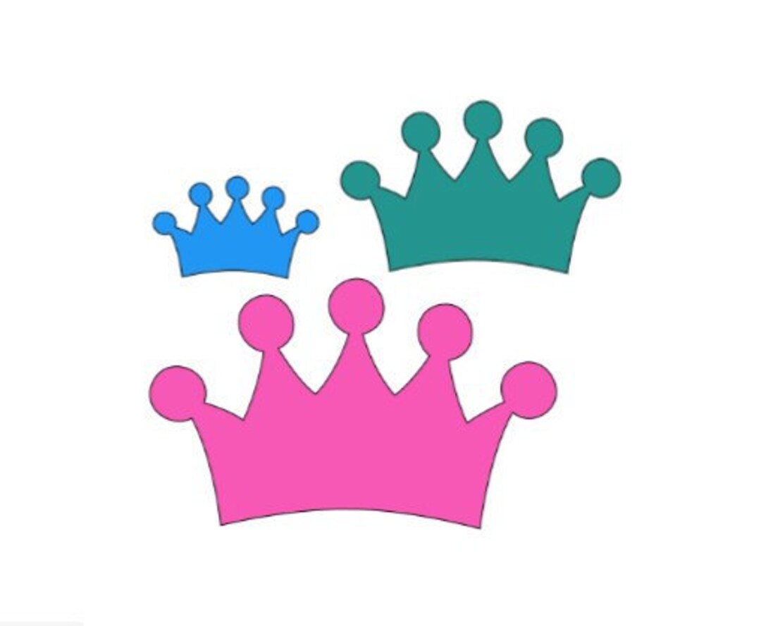 Crown Die Cuts (any Size/color) - Paper Crowns - Crown Cut Outs ...