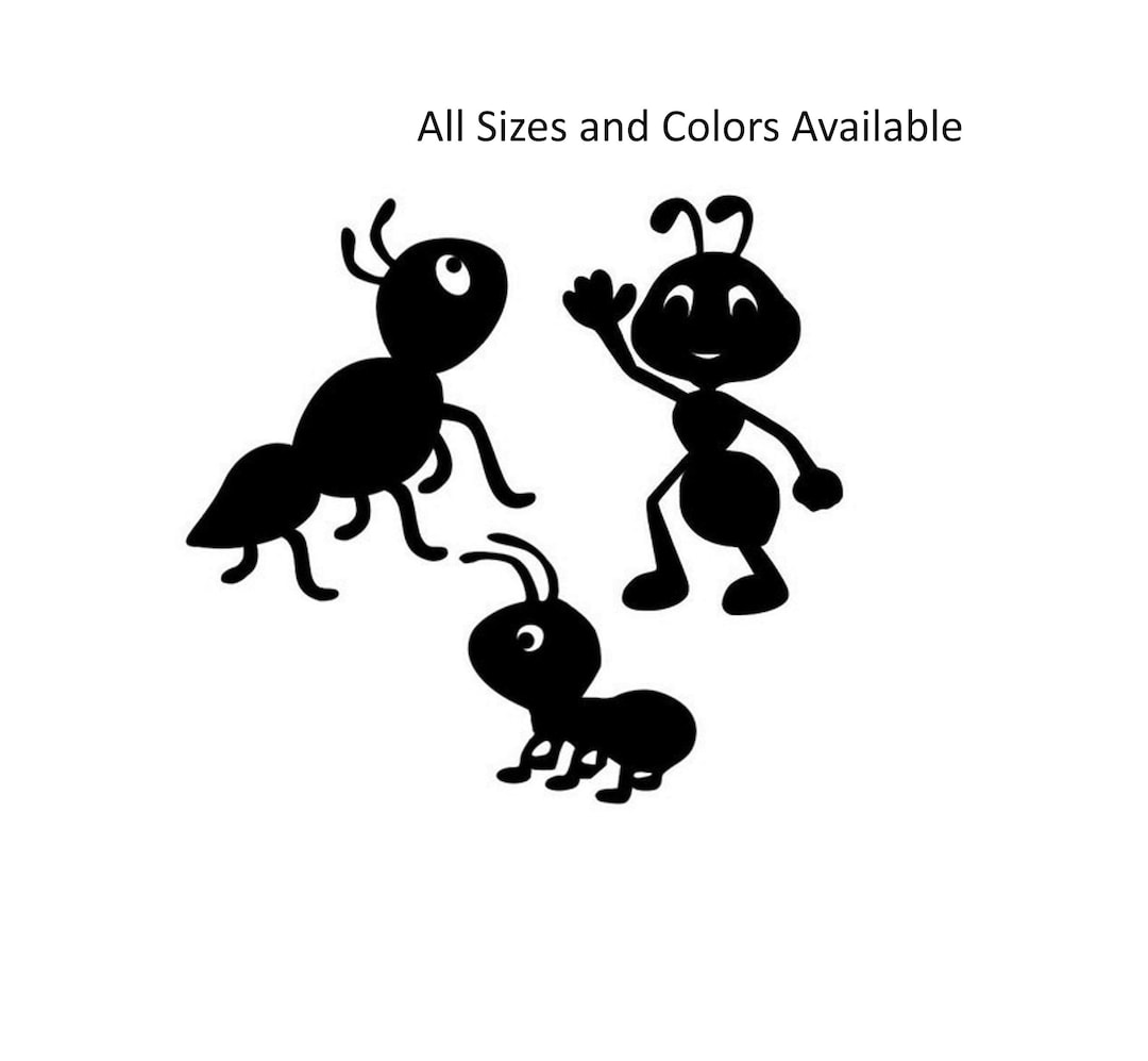 Ant Die Cuts - Any Size, Shape and Color - Picnic Ants - Paper Ants ...