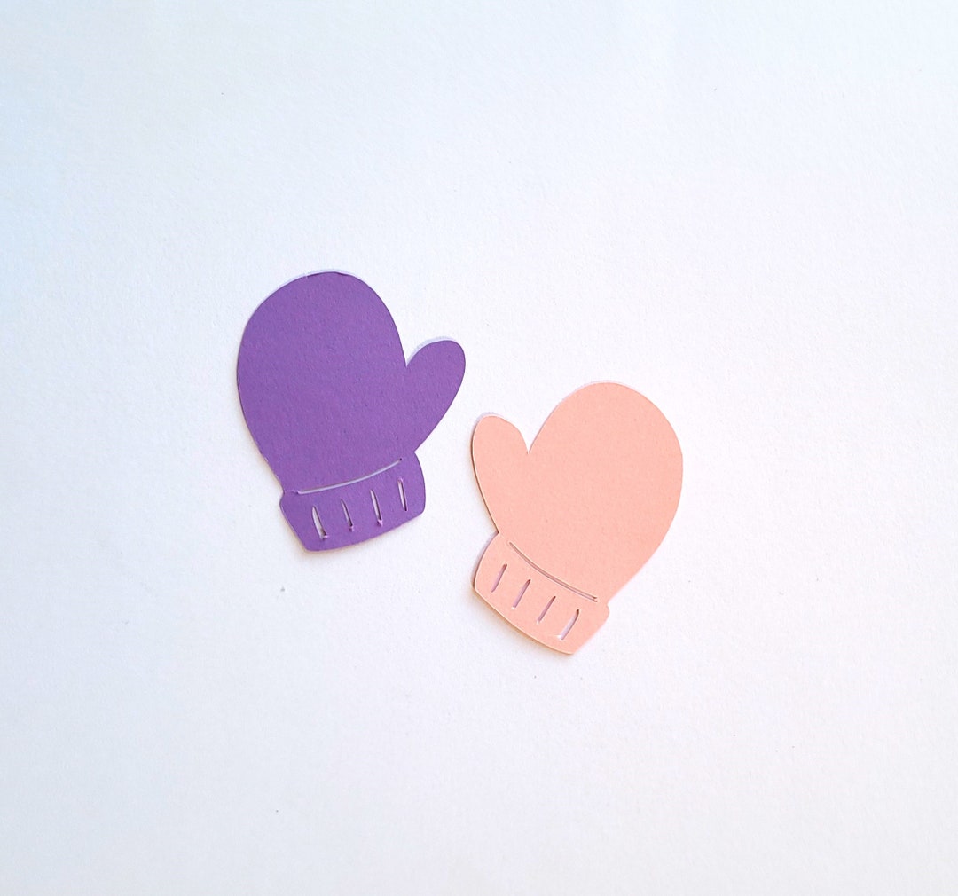 Paper Mittens Any Size Color and Count - Mitten Die Cuts - Mitten Cut ...