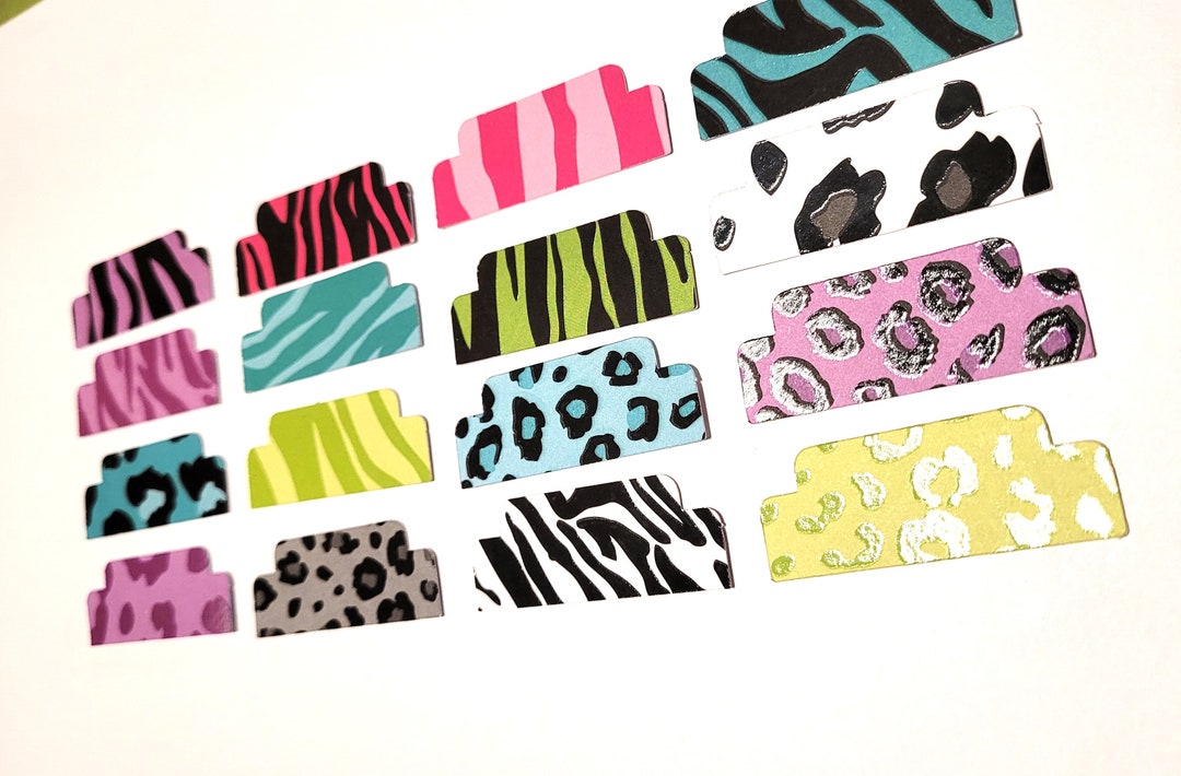 Animal Tab Dividers - Animal Print Planner Tabs - Journal Tabs - File ...