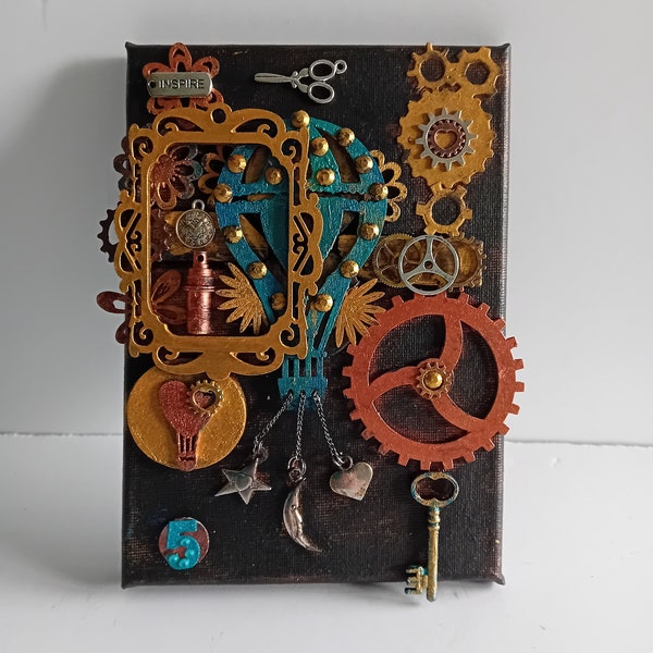 Steampunk Canvas Art - Etsy UK