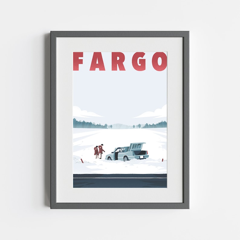 Fargo Poster Season 1 Opening Print A4, A3 and A2 Poster - Etsy UK