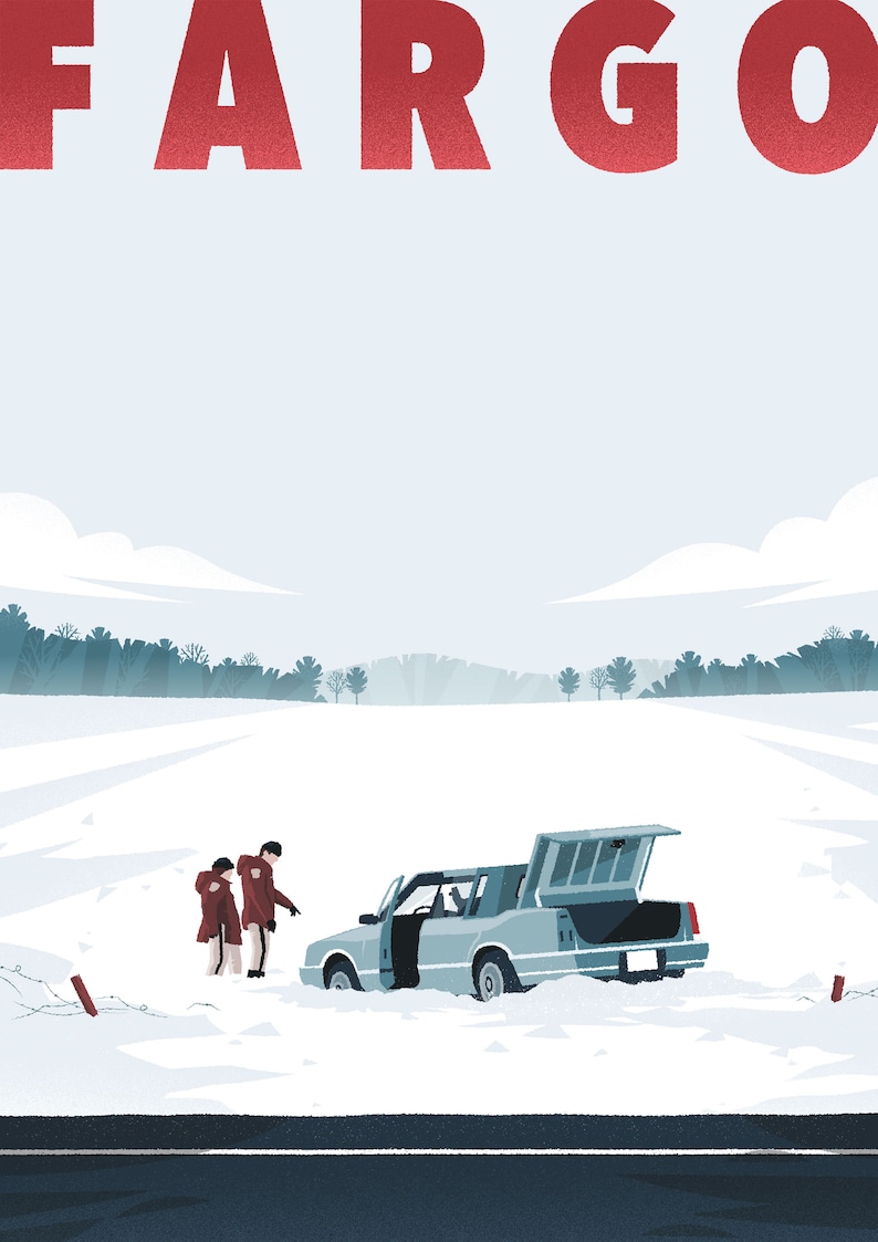 Fargo Poster Season 1 Opening Print A4, A3 and A2 Poster - Etsy UK