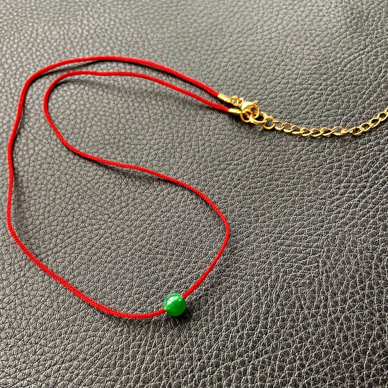 Red String Necklace - Etsy