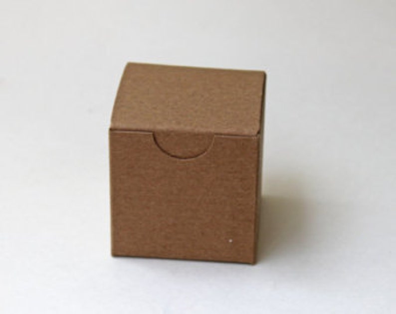25 3x3x3 box set of 25 kraft gift box 3x3x3 favor box | Etsy