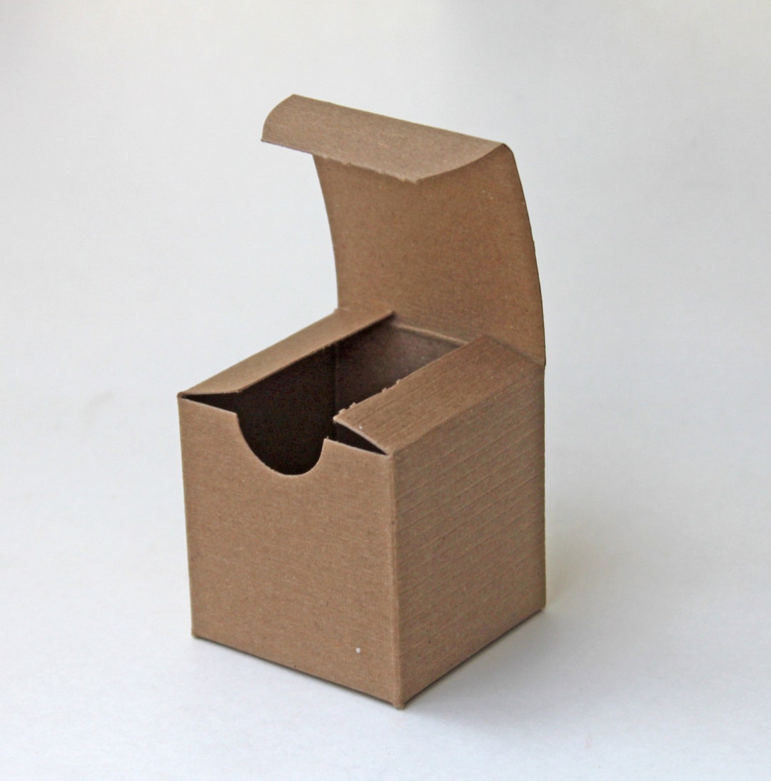 25 4x4x4 Gift Box, Set of 25 Kraft Gift Box, Natural Kraft Box, Wedding ...