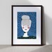 Kind Lady Illustrated Art Print - Etsy