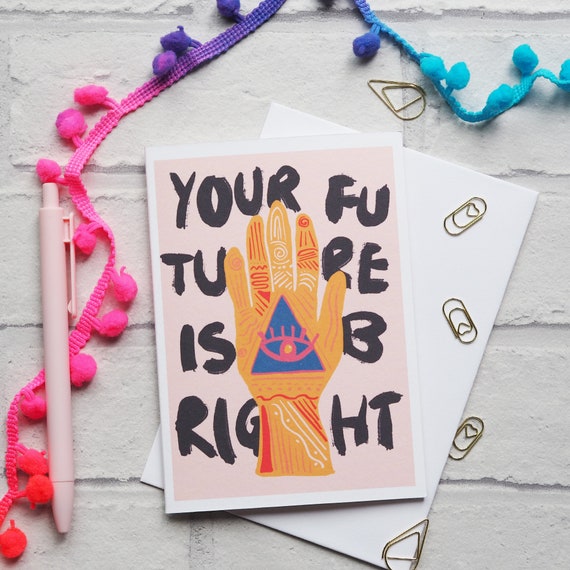 Your Future is Bright Congratulations Card - Etsy UK
