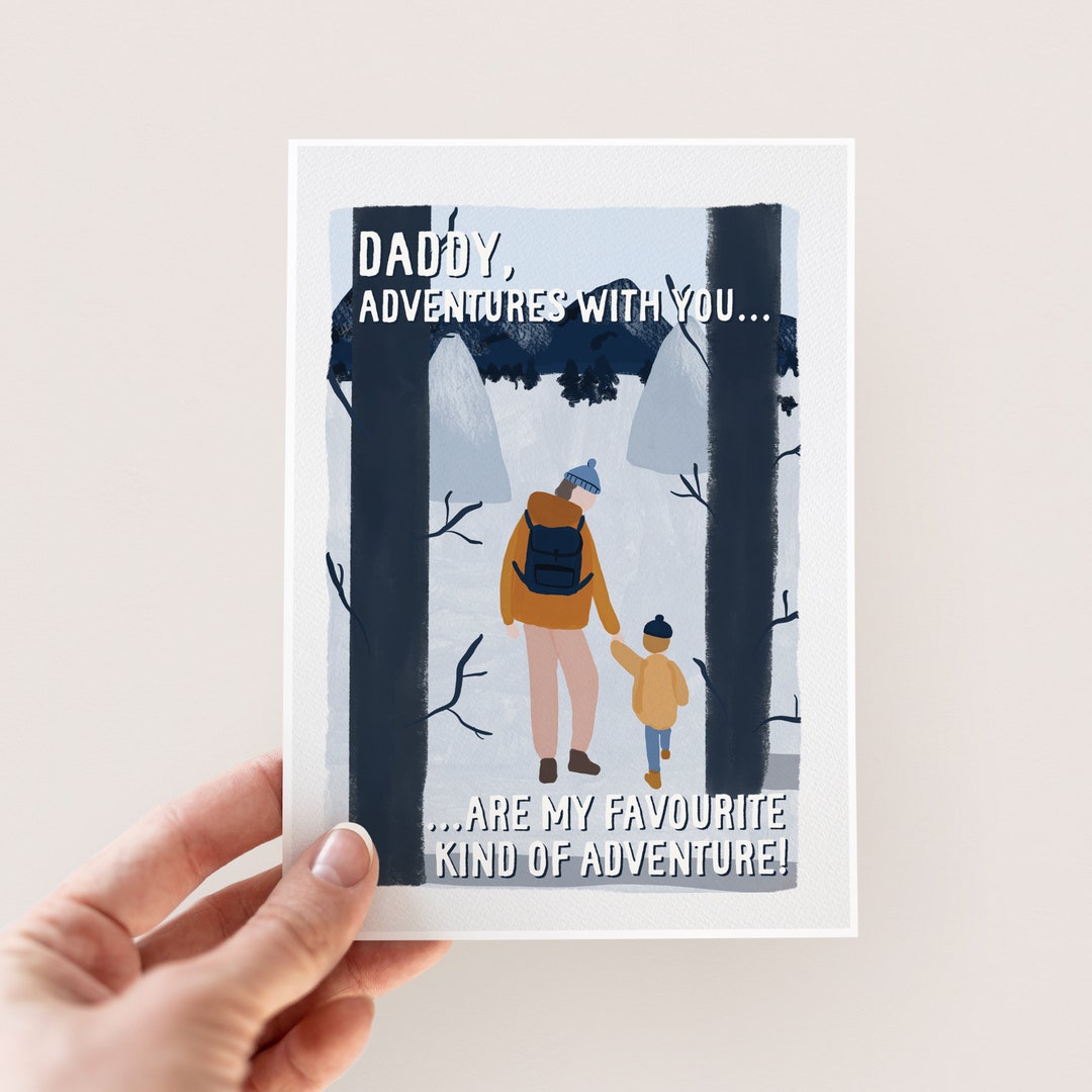 Adventures With Daddy Father's Day Card - Etsy