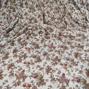 Huge PAIR Vintage Crowson camilla Curtains113 Wide X 61 Drophighly ...