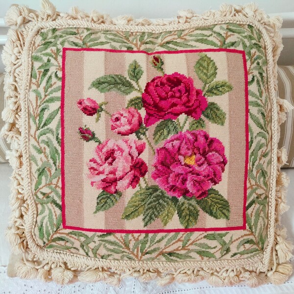Needlepoint Cushion - Etsy